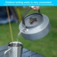 Camping Kettle 1.6L Aluminum Alloy Open Campfire Coffee Tea Pot Fast ...