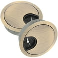 WHAMVOX 2 Pcs Cable Wire Grommet Hole Covers Holes Plug Large Office ...