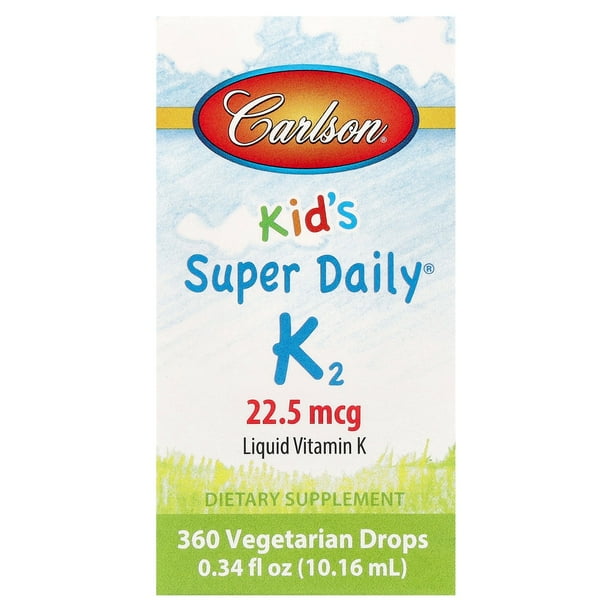 Suplemento Carlson Kid's Super Daily® K2 22,5 mcg 10,16 ml | Bodega Aurrera en línea
