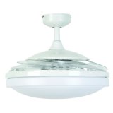 Fanaway Evo2 Retractable 4-blade Lighting with Remote Ceiling Fan ...