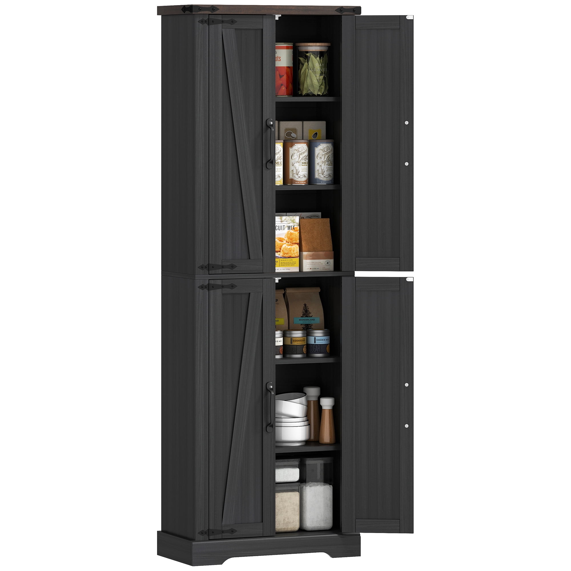Click here for Homcom 72 Pantry Cabinet  Kitchen Storage Cabinet... prices