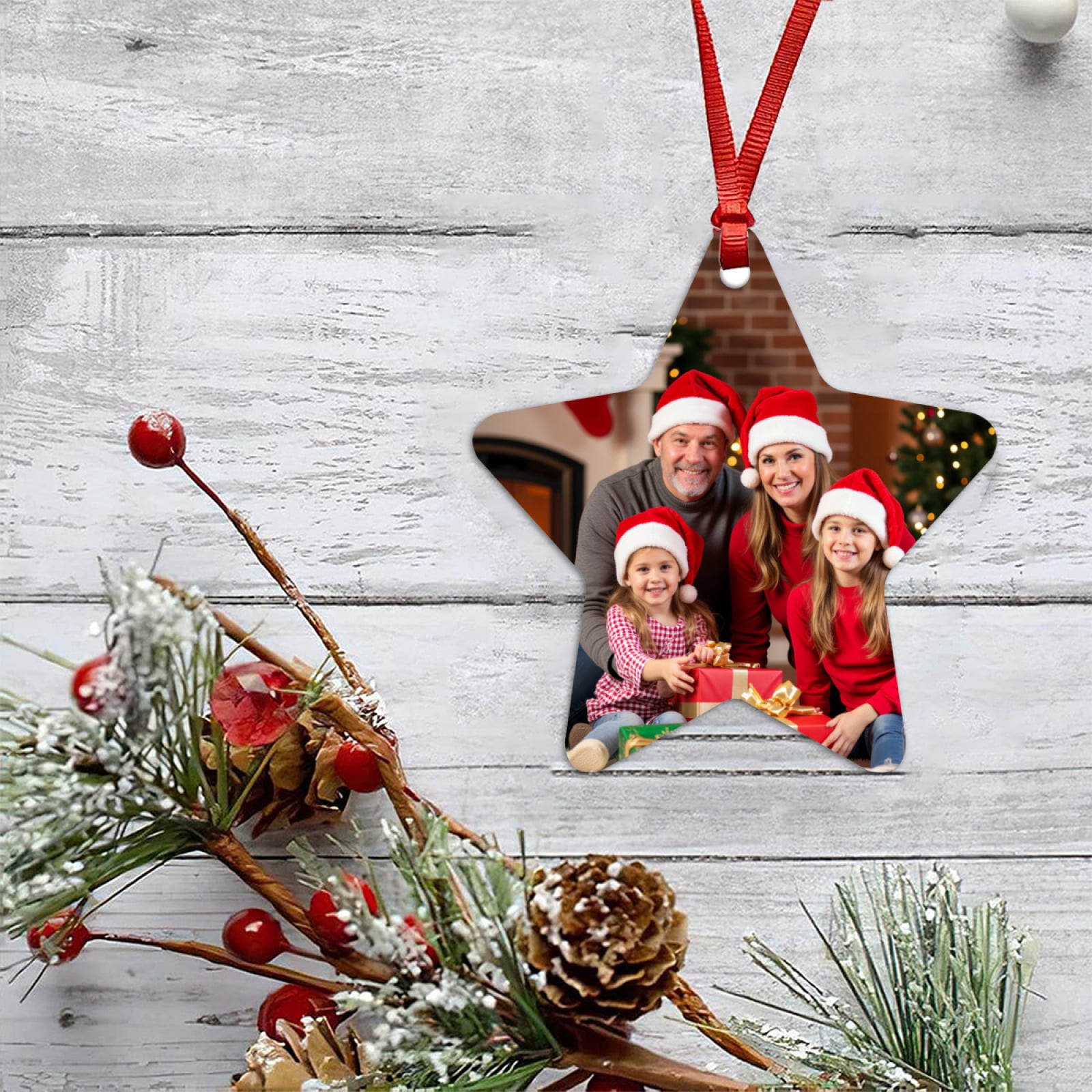 Click here for Perfamax Custom Star-Shaped Christmas Tree Ornamen... prices