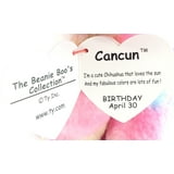 Ty Beanie Boos Cancun Chihuahua Plush Toy, Pink, 5", Suitable for Ages ...
