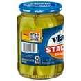 Vlasic Stackers Bread & Butter Pickles, Sweet & Tart Pickle Slices, 24 ...