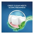 Crest Mouth Wash, Classic Mint, 1 Liter Plus Scope Rinse Bottle, Kills ...