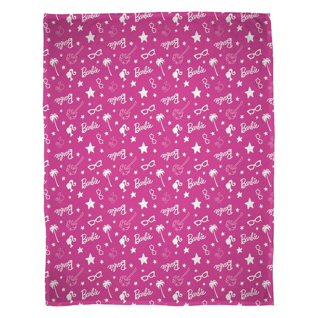 Barbie Fleece Blanket Throw - Walmart.com