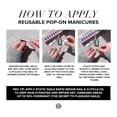 Static Nails Reusable Pop-On Manicure Set, Non-Damaging Glue-On Nails ...