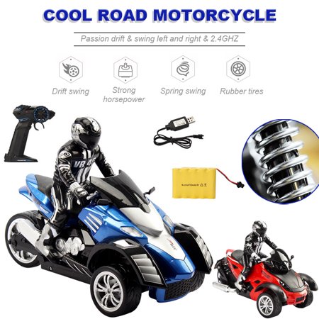 Amerteer RC Remote Control Three-wheel motorcycle, High-Speed off-road ...