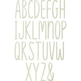 Unpainted Wooden 8'' Cream Peach Letter L, Paintable Alphabet A-Z ...