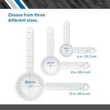BodyMed 12 Inch Medical Spinal Goniometer Measurer – 360° ISOM ...