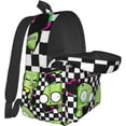 Backpacks Invader Zim Adjustable Laptop Backpack Double Shoulder Bag ...
