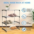ETAOLINE 8-Tier Shoe Rack, Stackable Small Storage Organizer, Heavy ...