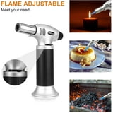 Refillable Kitchen Torch, Butane Chef Lighter, Culinary Creme Brulee ...