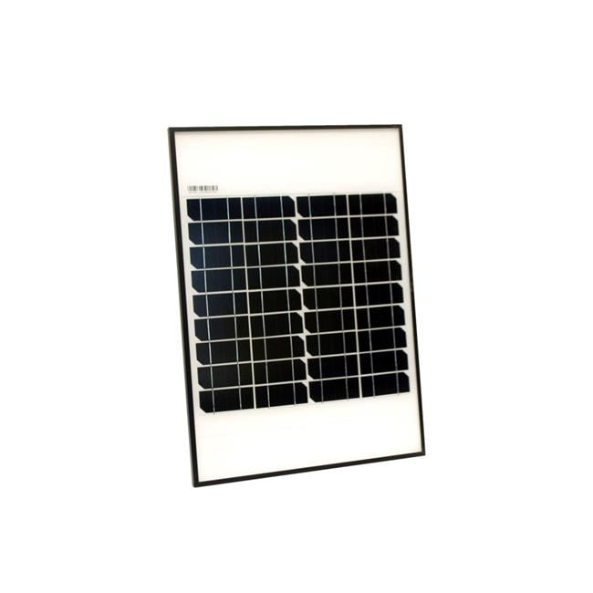 Aleko SPU15W12V-UNB 15W 12V Monocrystalline Modules Solar Panel ...