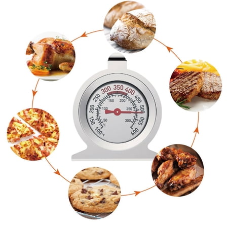 Oven Thermometer Stainless Steel Heat-resistant Mini Temperature Gauge ...