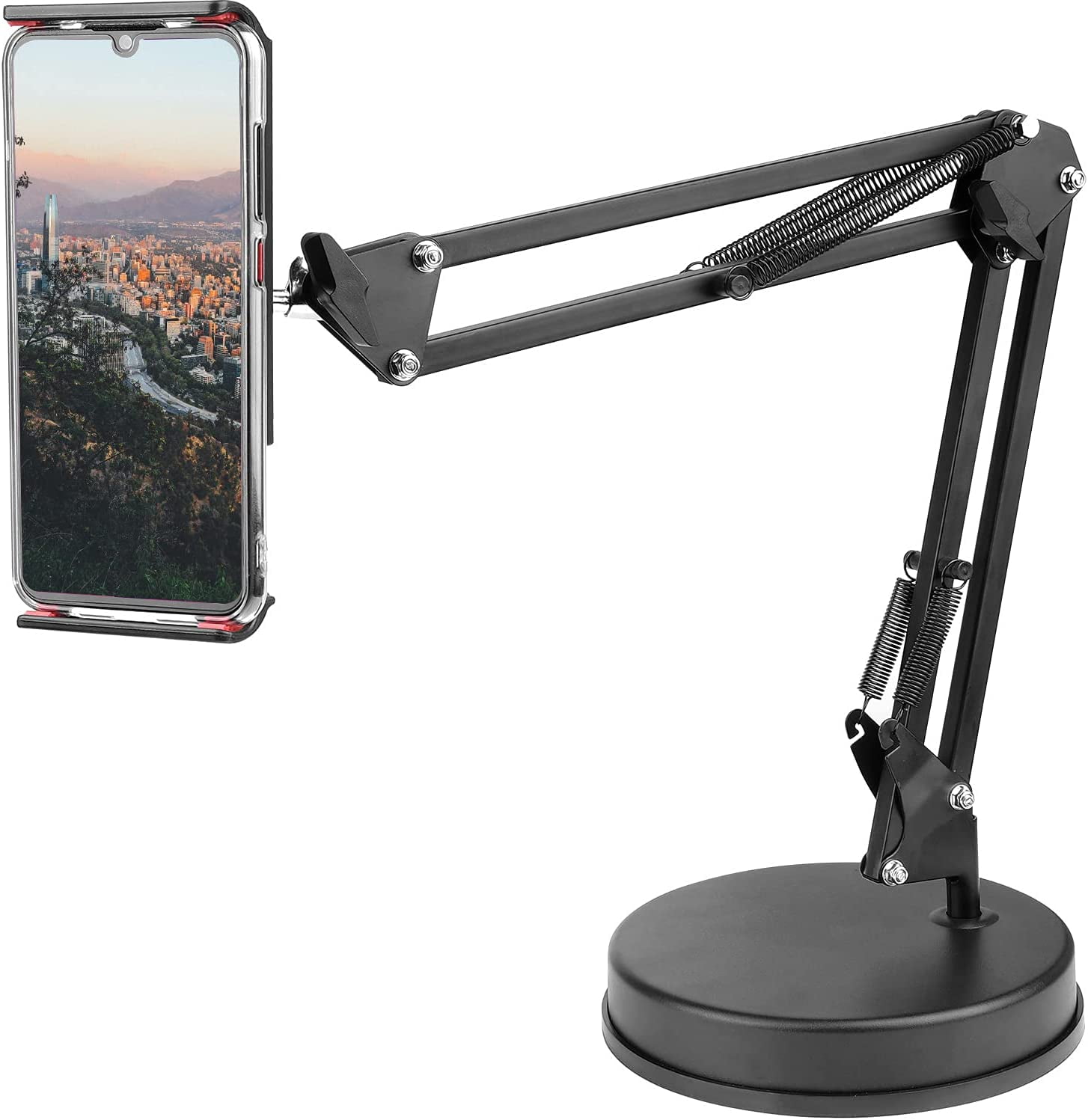 SHIQI-Overhead Phone Mount Stand Phone Video Stand Articulating Arm ...