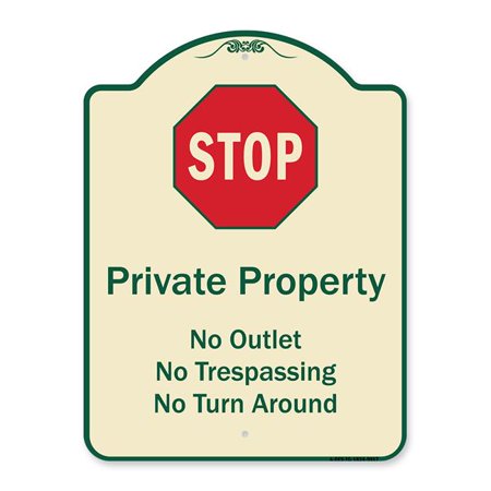 SignMission A-DES-TG-1824-9917 18 x 24 in. Designer Series Sign ...