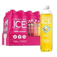Sparkling Ice STARBURST Cherry, Zero Sugar, Fizzy Flavor, Low Calorie, 17 fl oz (Pack of 12 ...
