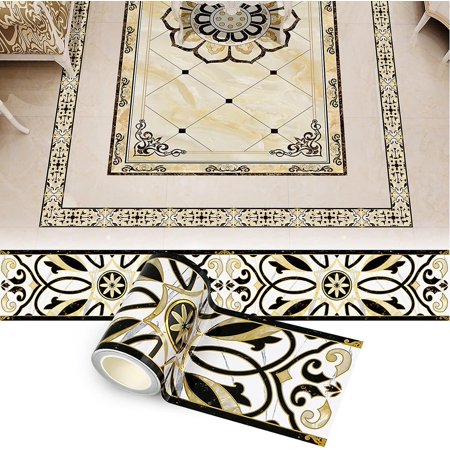 HEIBIN Self-adhesive Wall Border, 10x500cm Wallpaper Border, For ...