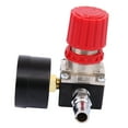 1/4" Adjustable Air Compressor Pressure Regulator with 175PSI Gauge and ...