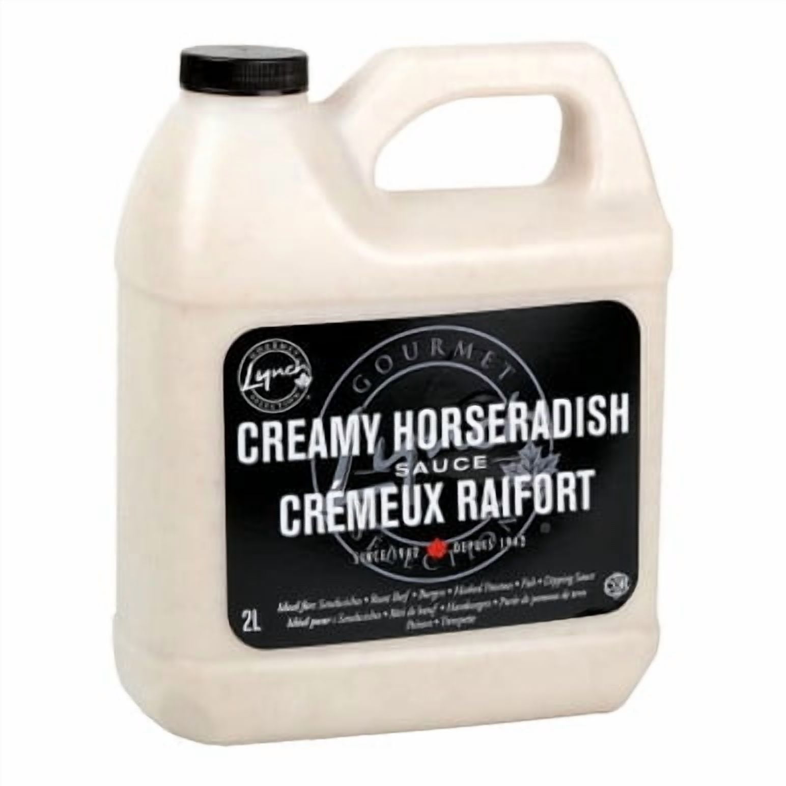 Click here for Lynch Creamy Horseradish Sauce 2 Liter/4.23lbs 2 L prices