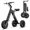 TopMate ES33 3-Wheel Folding Mobility Scooter for Adults, 8 inch Tires ...