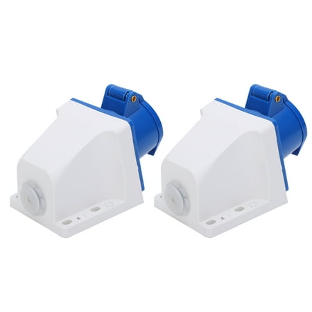 Single-Phase Industrial Power Socket, 16A 3 Hole 220-250V 3-Pin Single ...