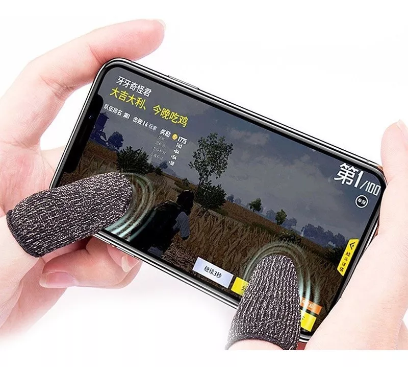 2 Guantes Dedo Celular Gaming Gamer Dedal Touch Anti Sudor | Bodega ...