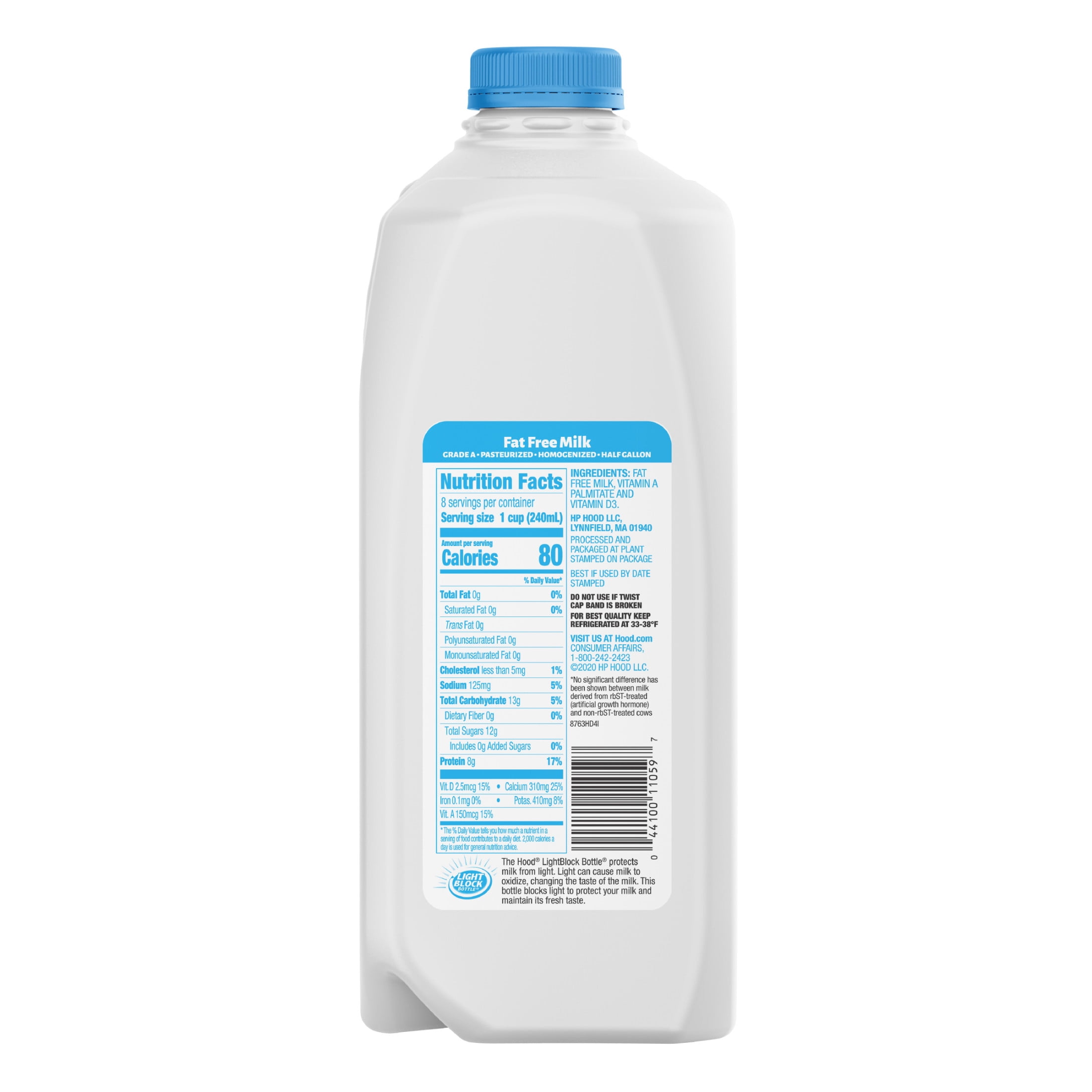 Hood Skim Milk Nutrition Facts