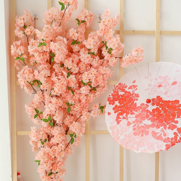 Trayknick 1 Pc Three Branches Artificial Flower DIY Faux Silk Flower ...