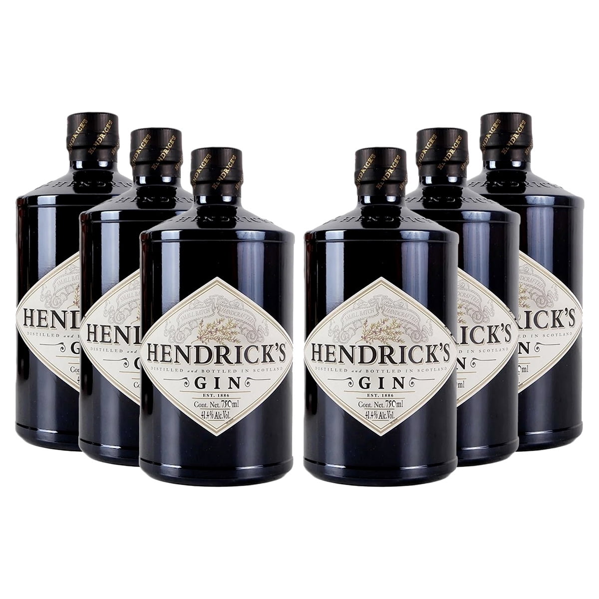 Pack 6 Ginebra Hendrick's 750 ml Hendrick´s Ginebra / Hendrick´s | Walmart en línea