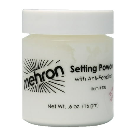 mehron UltraFine Setting Powder with Anti-Perspriant - Ultra White ...