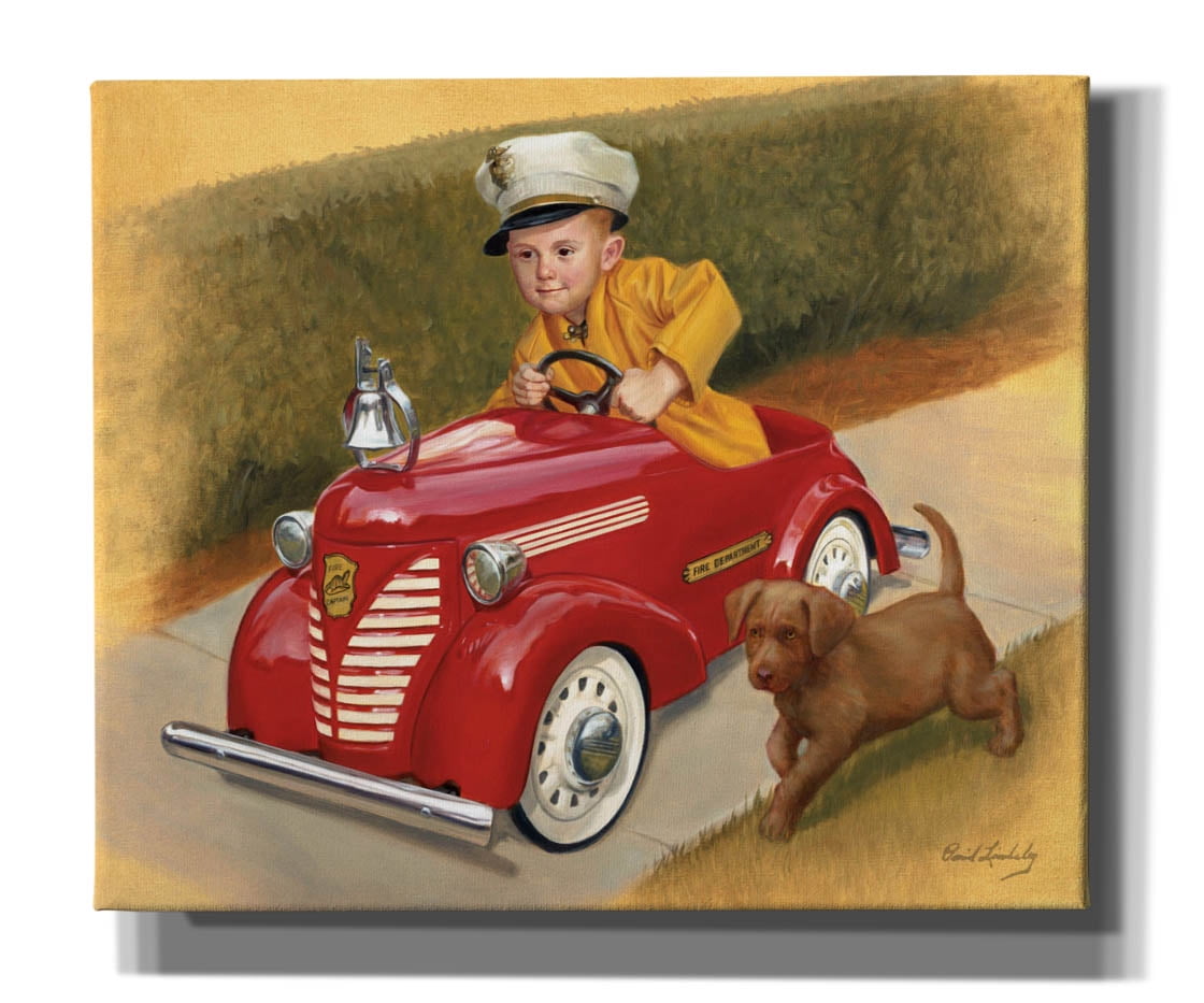 Epic Graffiti '1937 Garton Ford Fire Chief' by David Lindsley, Canvas ...