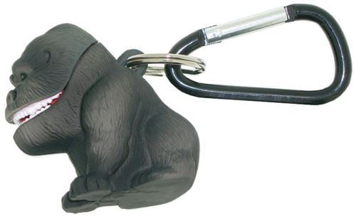 Wildlight Animal Carabiner Flashlight - Gorilla | Animal Keychain ...