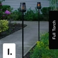 Pic Solar Insect Killer Torch with LED Flame Effect, Black Torch ...