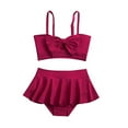 BJUTIR Girls Bathing Suits Two Piece Swimsuit With Flounce Skirt ...