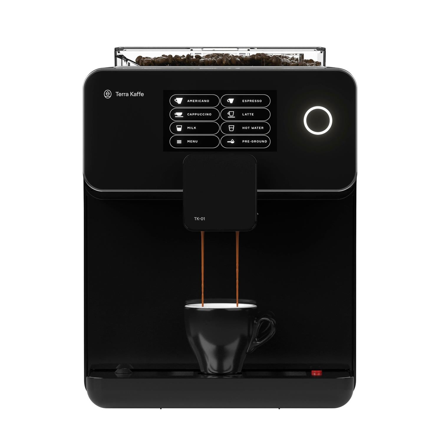 Restored Terra Kaffe TK-01 Super-Automatic Espresso Machine Black ...