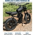 Riding'times 31.2AH Moped Style Ebike for Adults 1500W, Max 31MPH & 70 ...