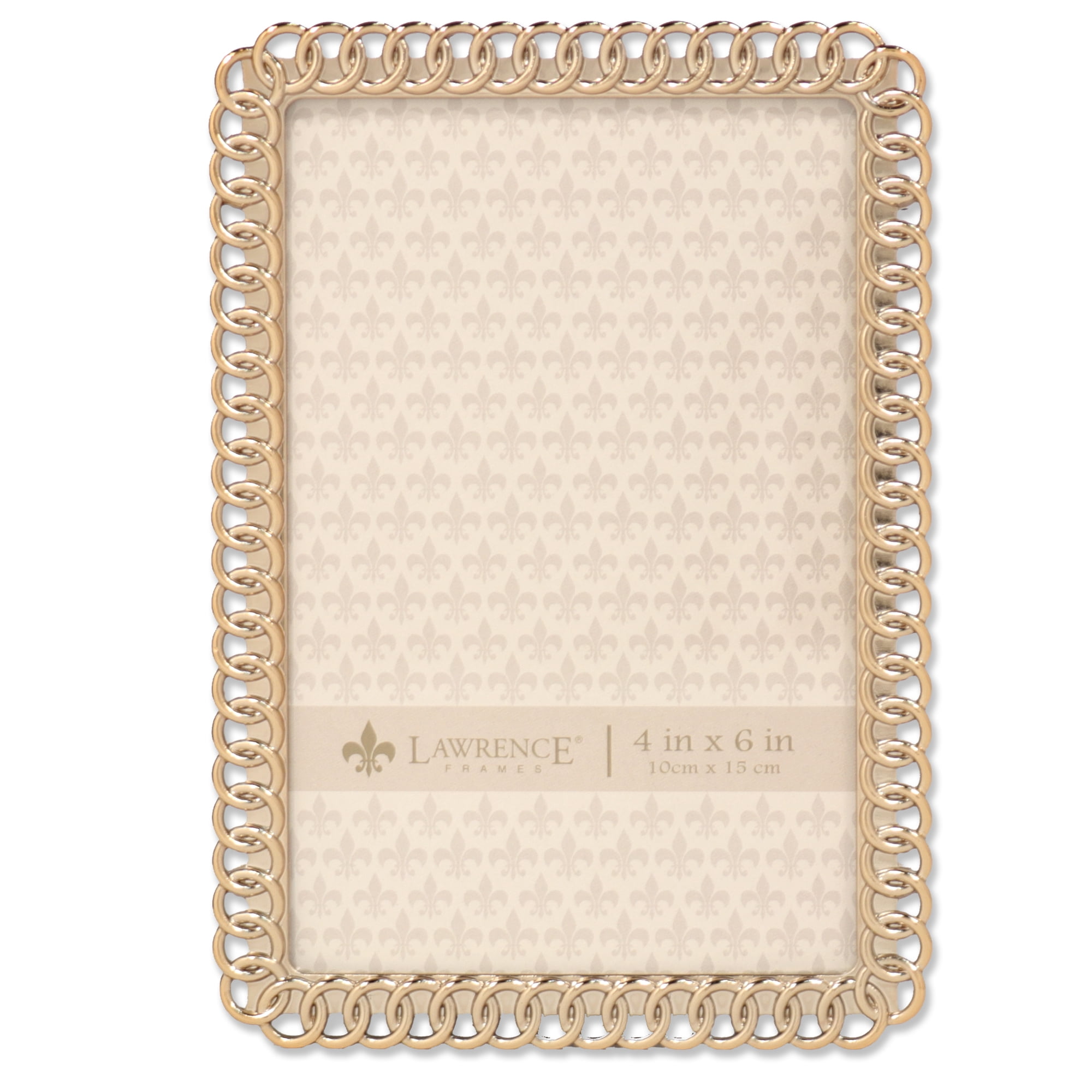Lawrence Frames Eternity Rings 4x6 Gold Metal Picture Frame - Walmart.com