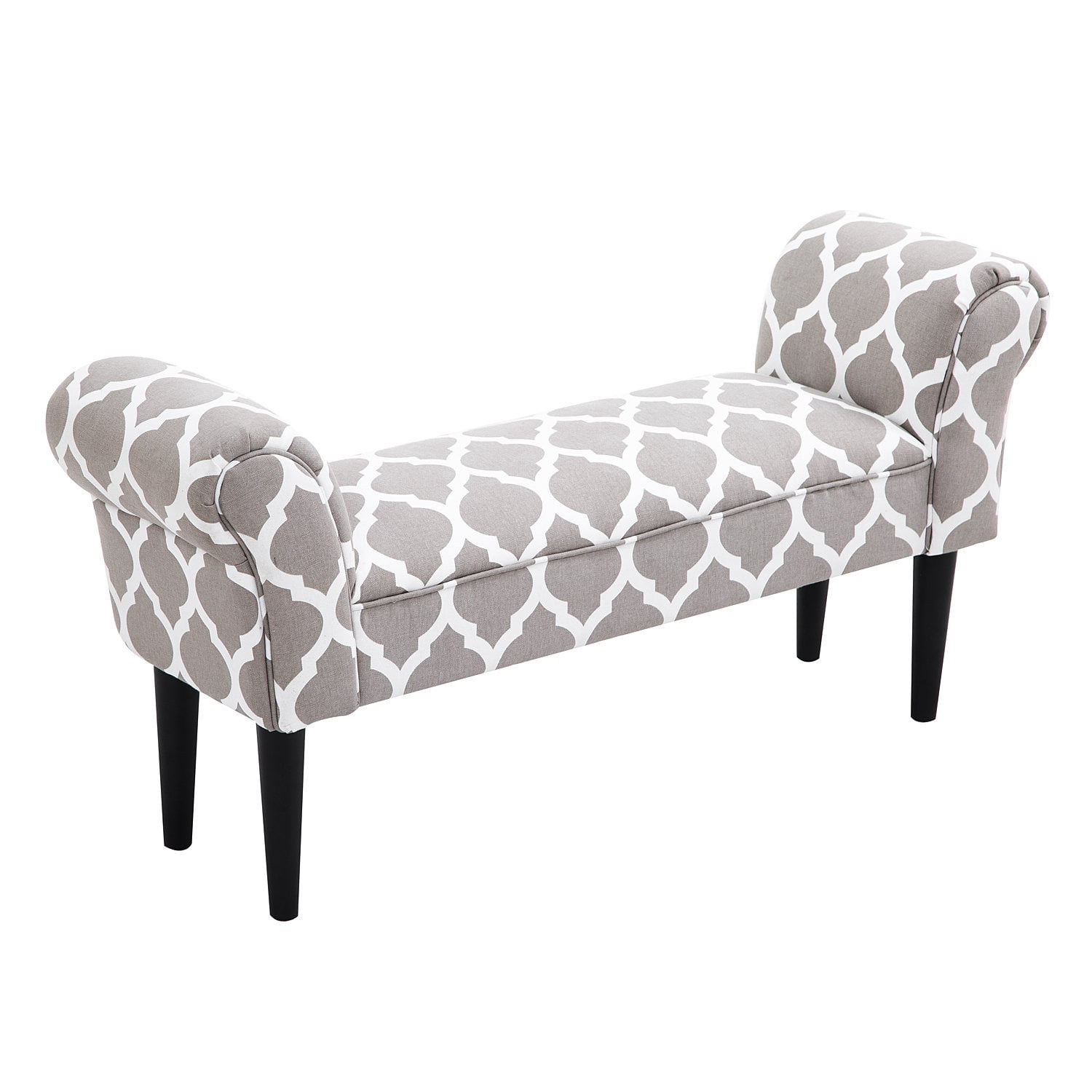 Upholstered Bench With Arms