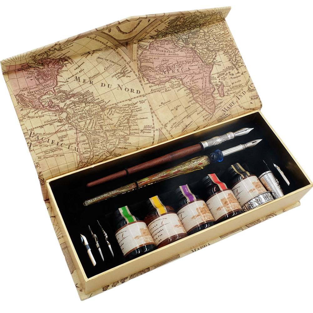 Calligraphy Pen Set, Dip Pen with Ink and Nibs Set - Walmart.com ... Calligraphy Pen Set, Dip Pen with Ink and Nibs Set - Walmart.com ...