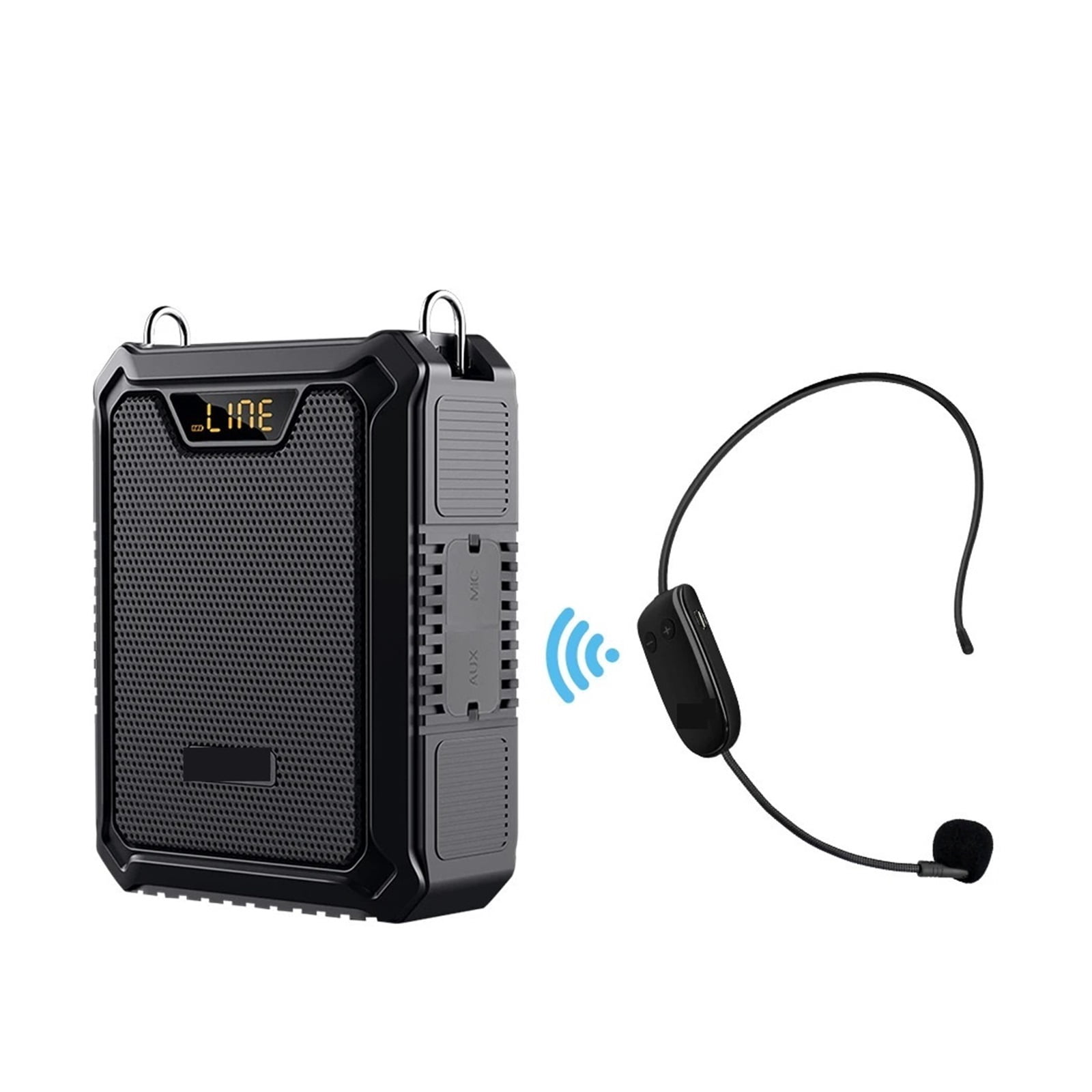 18W Waterproof Voice Amplifier With Wireless Microphone Speaker For ...