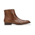 Belvedere Men's Genuine Ostrich Quill Chelsea Boot Roger Ant. Brandy ...