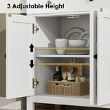 Homfa 55'' Dining Room Furniture, Kitchen Sideboard Buffet Cabinet, 4 ...