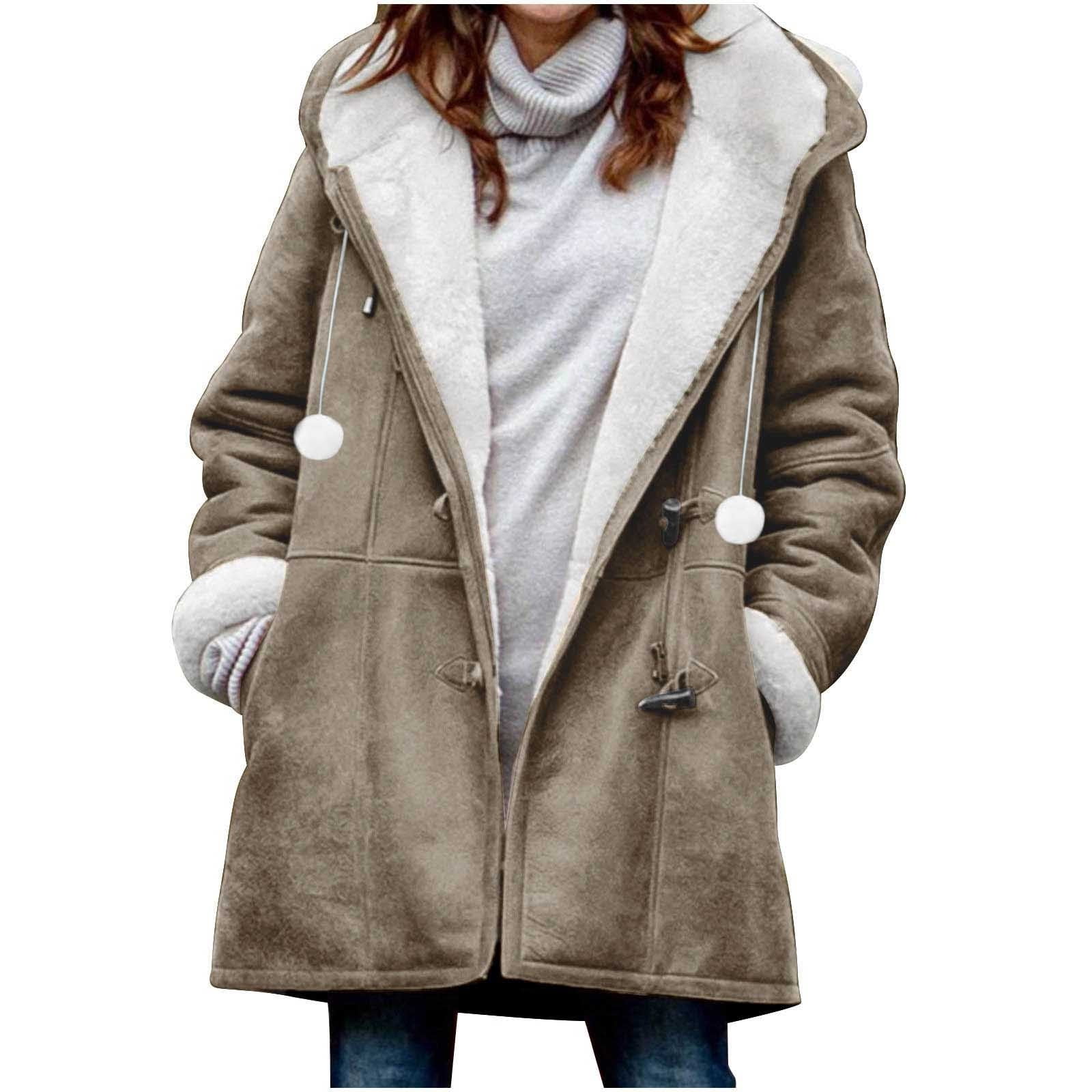 Click here for Lenago Womens Coats Women Winter Plus Size Solid P... prices