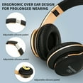 Bluetooth Headphones Over Ear, Wireless Headphones Wired,50H Playtime ...