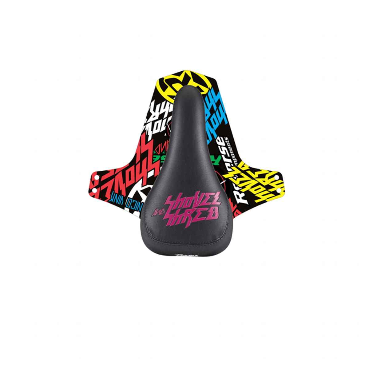Reverse Nico Vink Shovel and Shred Saddle, Black/Candy - 40328 ...