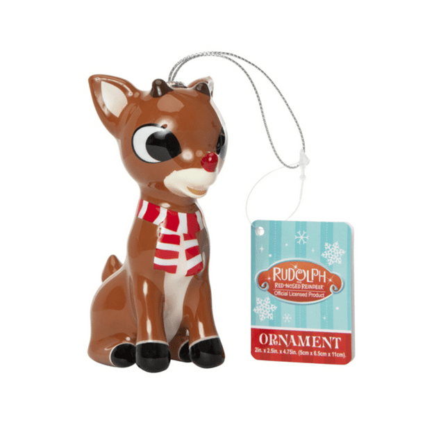 Rudolph the Red Nosed Reindeer Decoupage Christmas Tree Ornament New ...