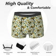 Mens Underwear - Bees and Flower Breathable Stretch Boxers for Men ...
