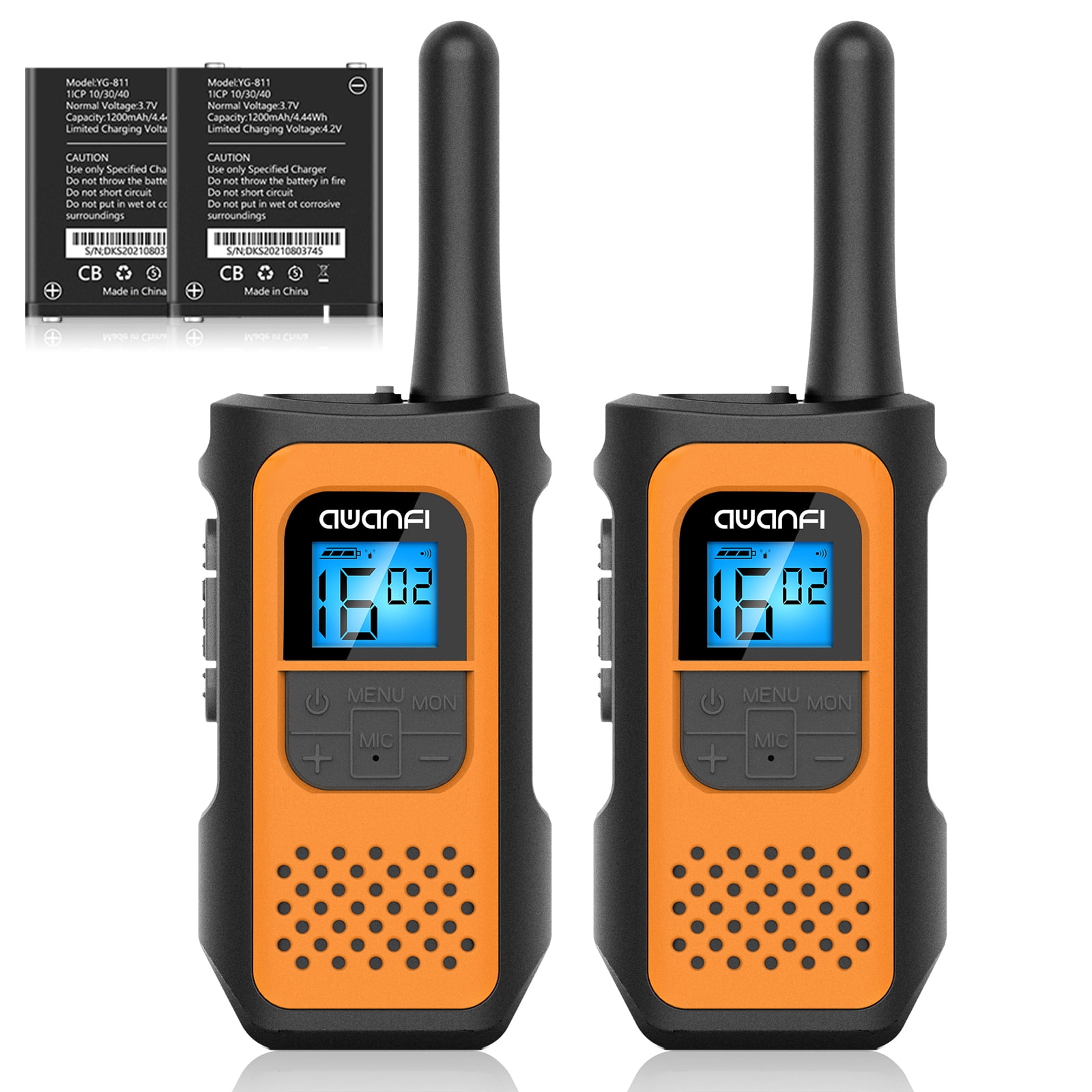 Walkie Talkie, AWANFI Walkie Talkies for Adults Kids Boys Girls, 22 ...